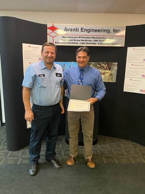 2020 Employee Service Awards | Avanti Engineering